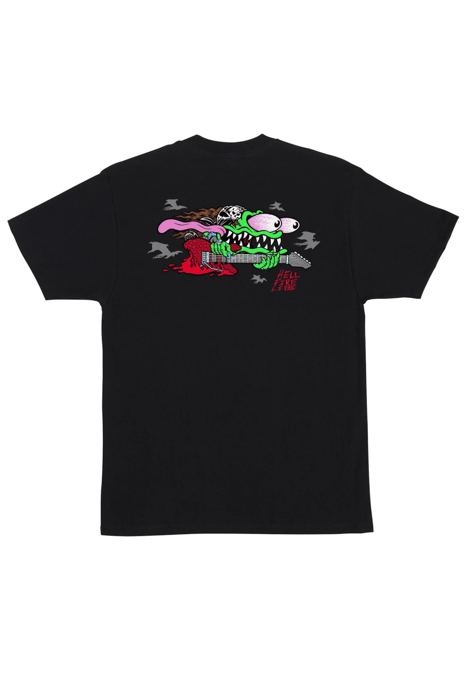 X Stranger Things Eddie Slasher Santa-Cruz T-Shirt in black for men ...