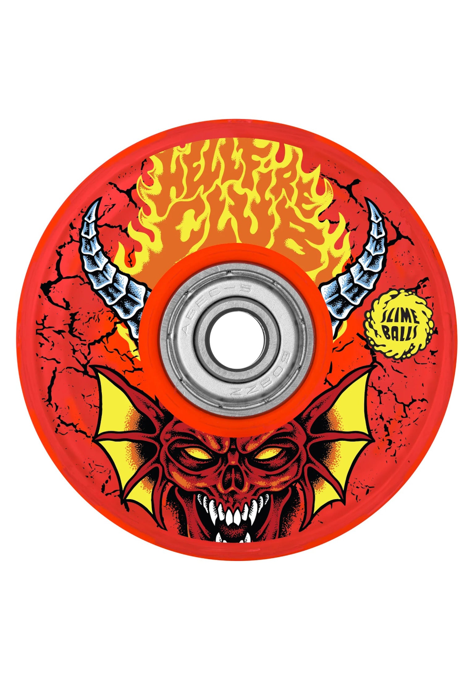 X Stranger Things Hellfire Club Light Ups 78A Slime Balls Wheel in red ...